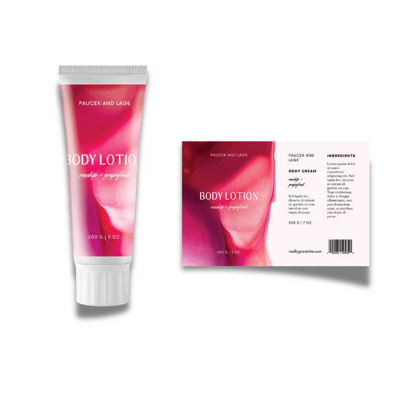 Custom Tube Labels | Flexible Film Labels for Squeezable Tube ...