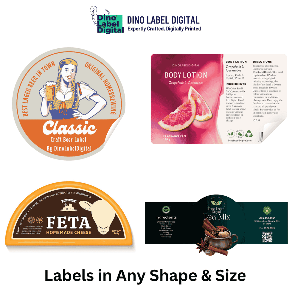 Health And Wellness Labels | Low MOQ | DinoLabelDigital – DinoLabelDigital®
